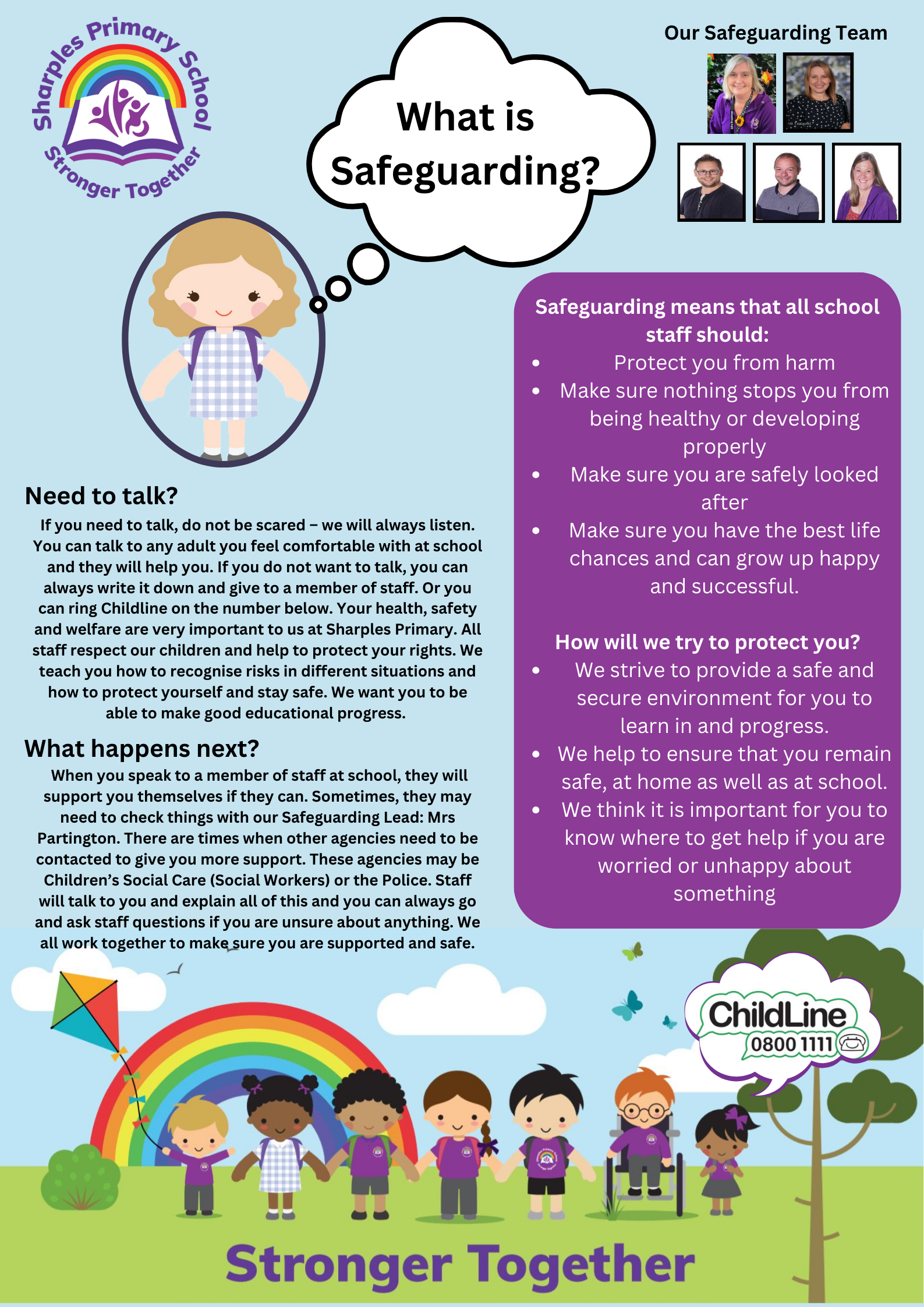 Safeguarding at Sharples